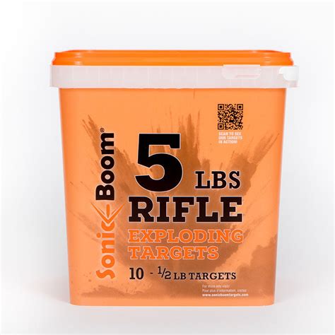 12 Lb Exploding Rifle Target 10 Pack Sonic Boom Targets