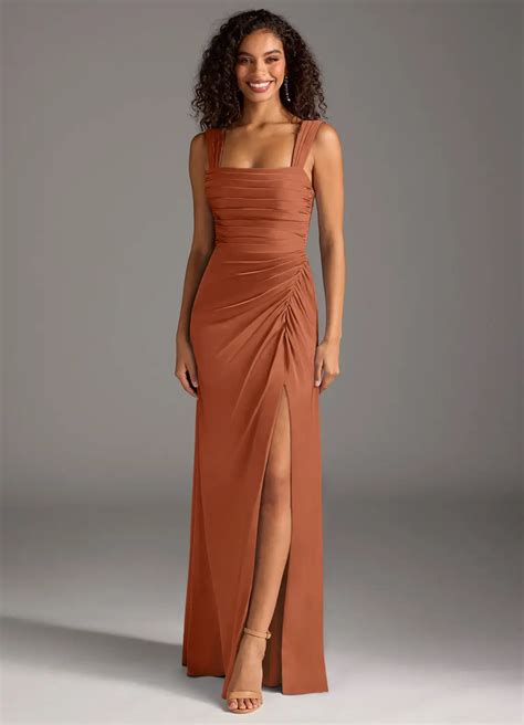Azazie Jesaphine Cedar Rose Bridesmaid Dresses Azazie