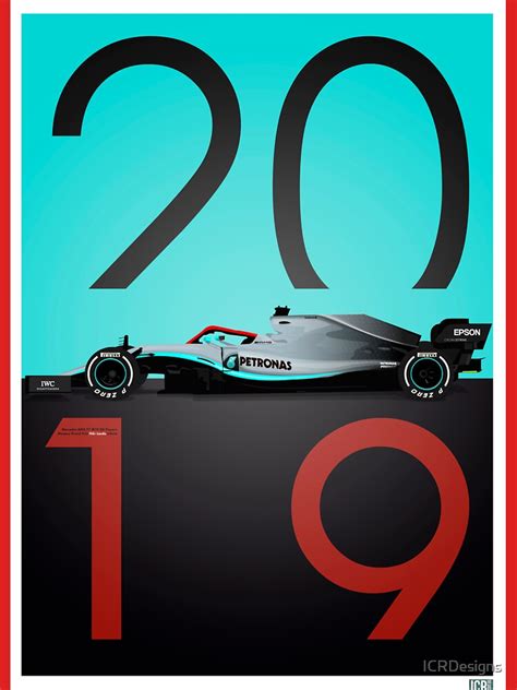 Merc W10 Poster Niki Lauda T Shirt By Icrdesigns Redbubble