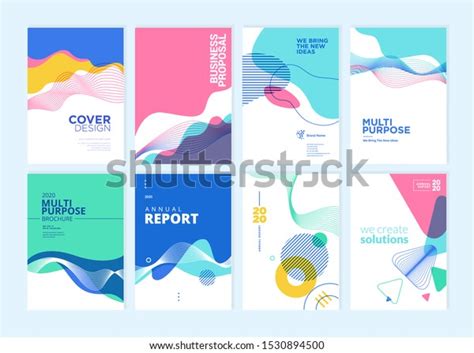 브로셔 연간 보고서 커버 디자인 템플릿사업 스톡 벡터로열티 프리 1530894500 Shutterstock