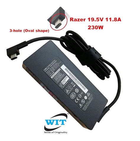 V A W AC Power Adapter Or Charger For Razer Blade RC Gaming Laptop Oval