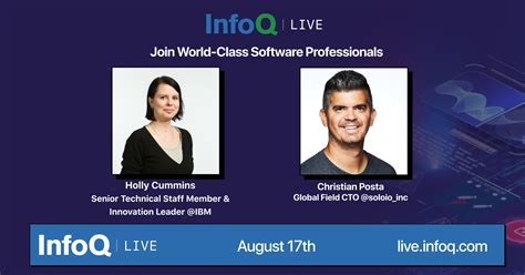 Infoq Live August 17th Deep Dive In Cloud Native Cicd Service Mesh