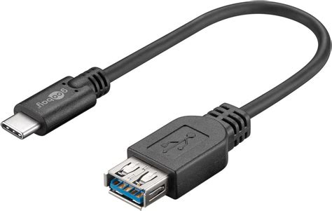 Goobay Usb A Till Usb C F Rl Ngningssladd Svart Teknikdelar Se