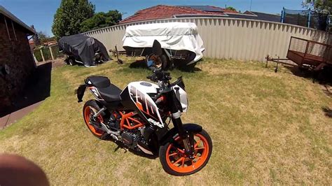 Ktm Duke 390 Start Up And Exhaust Sound Australia Youtube