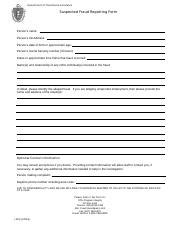Dta Fraud Reporting Form Doc Department Of Transitional Assistance Suspected Fraud Reporting