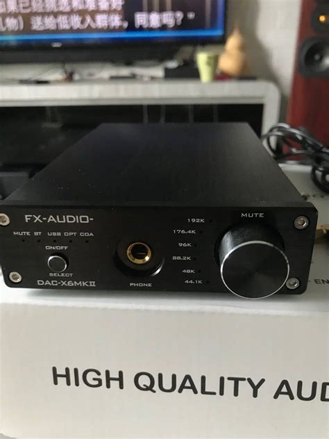 FX-Audio Dac X6MkII, TV & Home Appliances, TV & Entertainment ...