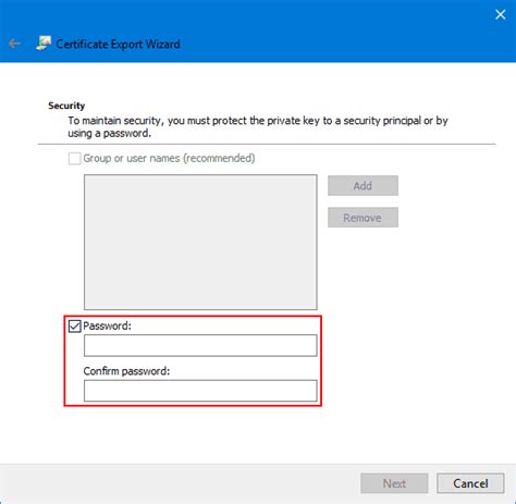 how to safely backup your file encryption key in windows 10