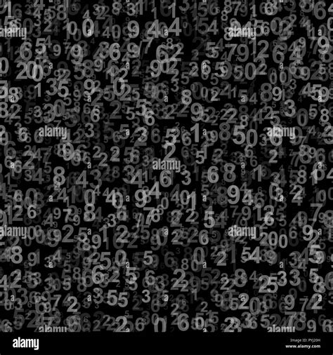 Abstract Background With Numbers Binary Code Stock Vector Image And Art