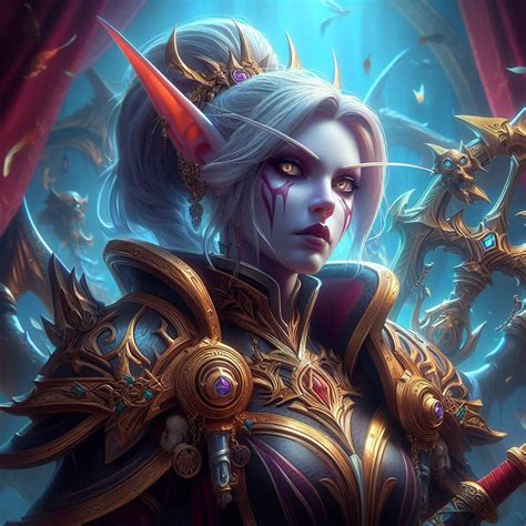 Wow Fan Art Whitemane By Picknikker On Deviantart