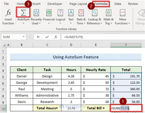 How To Calculate Billable Hours In Excel 4 Effective Ways
