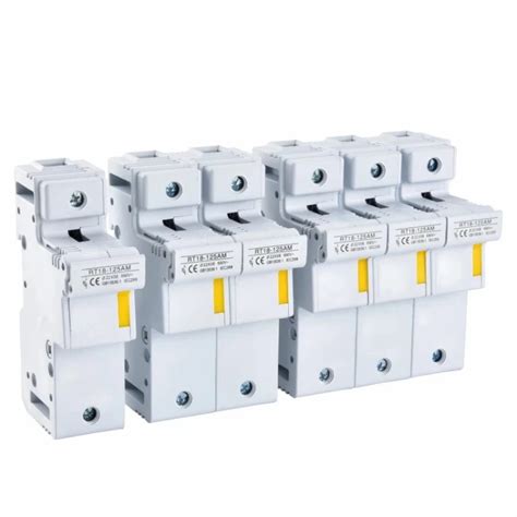 도매 Pv 퓨즈 홀더 Dc 열 퓨즈 홀더 1000v 1038mm 1p 2p 3p 4p 10a 15a 16a 25a 32a 태양 퓨즈 홀더