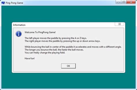 Github Ms Magdalena92pingponggame Ping Pong Console Game C