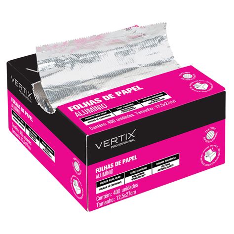 Folhas De Papel Aluminio Cortadas Vertix Vertix