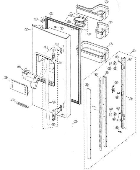 Unveiling The Inner Workings Of Lg French Door Refrigerator A Parts Diagram Guide