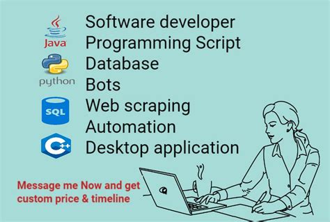 Script Java Python Bot Database Coding Programming Project Assignment