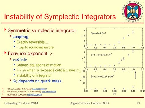 Ppt Algorithms For Lattice Qcd With Dynamical Fermions Powerpoint