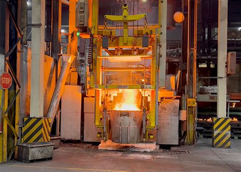 Semi Automatic Monorail System At Atlantis Foundries Eliminates The Use Of Forklifts Reduces