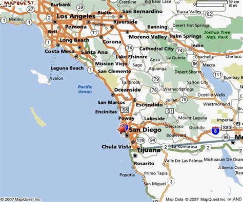 Map Of Southern California Beaches Tourist Map