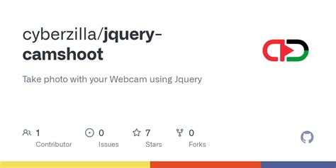 github cyberzilla jquery camshoot take photo with your webcam using