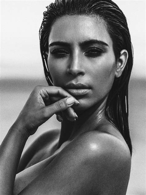 Kim Kardashian Does The Wet Hair Look For C Magazine Fashion Gone Rogue