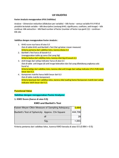 Factor Analysis Menggunakan Spss Pdf