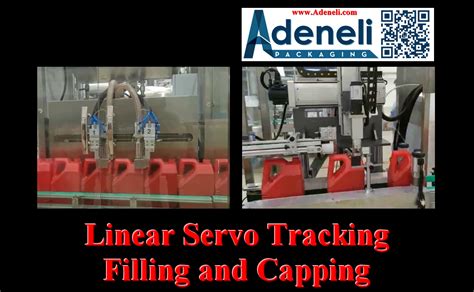 Servo Linear Tracking Technology In Filling And Capping Systems