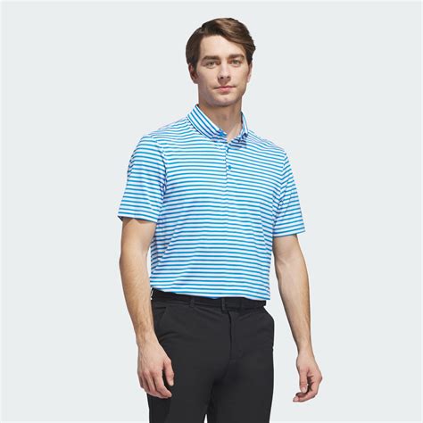 Adidas Ultimate365 Stripe Polo Shirt White Free Shipping With Adiclub