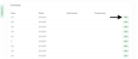 Editing Project Details Preferences Wildlife Insights