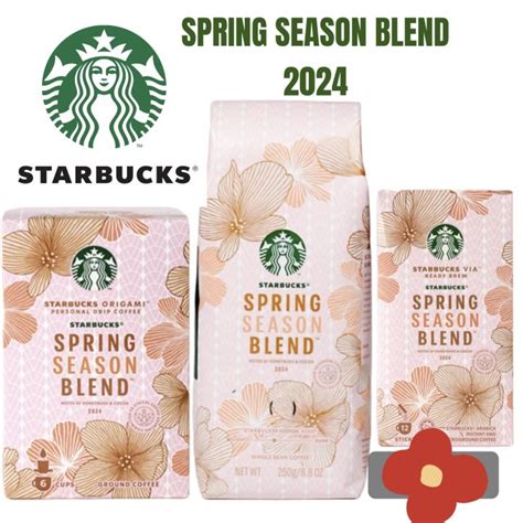 New Starbucks 2024 Spring Season Blend Coffee Collection Limited