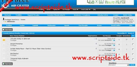 Vbulletin 38x Problue Teması Wm Scripti Scripti Script Indir