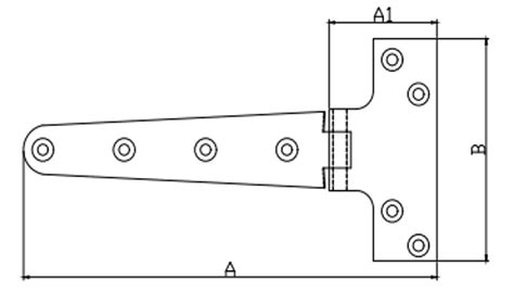 Stainless Steel Strap Tee Hinge In Kenya Coastal Solutions