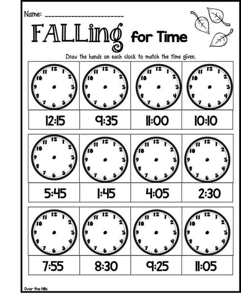 Read Time To The Minute Measuring And Time Worksheets For Year 3