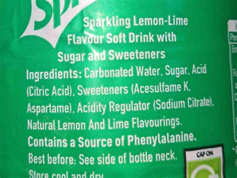 Chemicals In Sprite