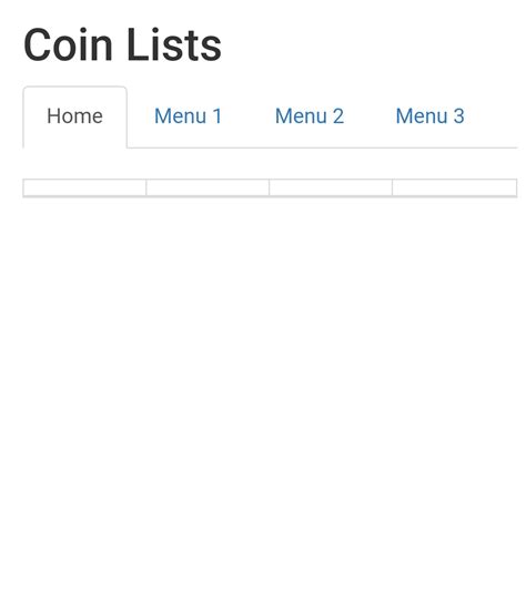 Javascript How To Display Coins In Json For Each Tab In Datatable Stack Overflow