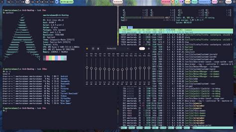 my linux desktop env colorful r desktops