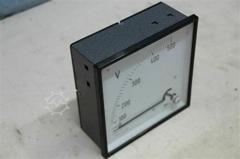 Used Second Hand Mew Spannungsmessgerät Voltmeter 100 500v Panel Meter Analog Used Second Hand