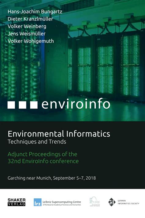 Pdf Environmental Informatics Techniques And Trends