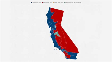 Democrats Vs Republicans Map