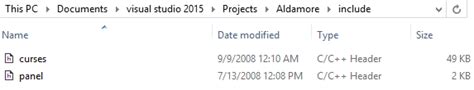 C Vs2015 Additional Include Directories Not Finding Included Header