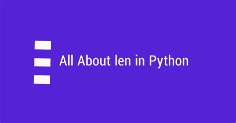 What Is Len In Python NoloWiz