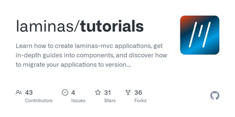 GitHub Laminas Tutorials Learn How To Create Laminas Mvc Applications Get In Depth Guides