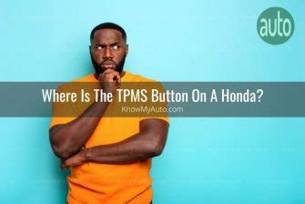 How To Reset Honda Tire Pressure TPMS Light Know My Auto