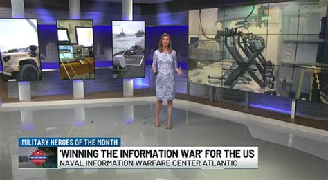 NIWC Atlantic Featured On Live 5 News Military Heroes Of The Month Segment Naval Information
