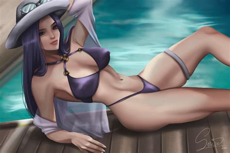 Pool Party Caitlyn SFW By Serise Hentai Foundry Pool Party Caitlyn SFW By Serise Hentai Foundry