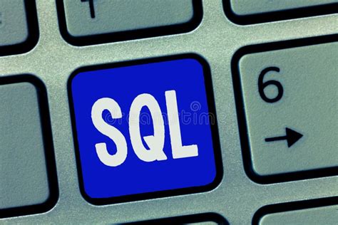 Text Sign Showing Sql Conceptual Photo A Standard Computer Language