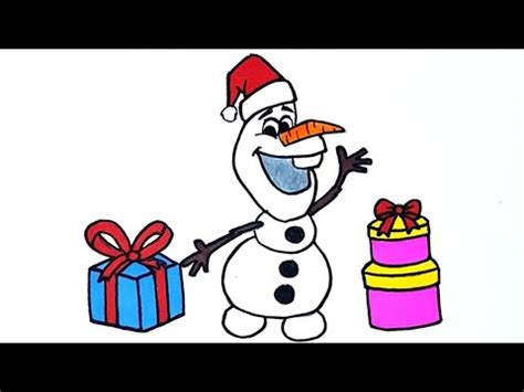 Как нарисовать снеговика Эльзы и Анны Олафа | Холодное сердце | мультик ...