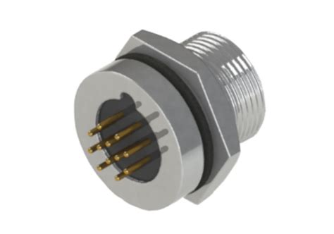 방수 Ip66 ~ 68 B 사이즈표준 12핀 수형 패널 실장 커넥터 Cbn M112cpr Holin