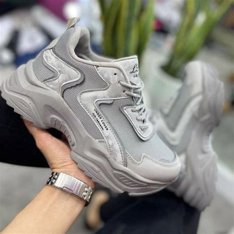 کفش اسپرت دخترانه سفید مشکی