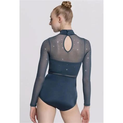 Boom Versatile Crystal Mesh Dance Leotard Blackfeather Dancewear
