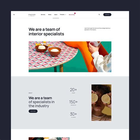 Packs UI Kit Library Webflow CMS Website Template
